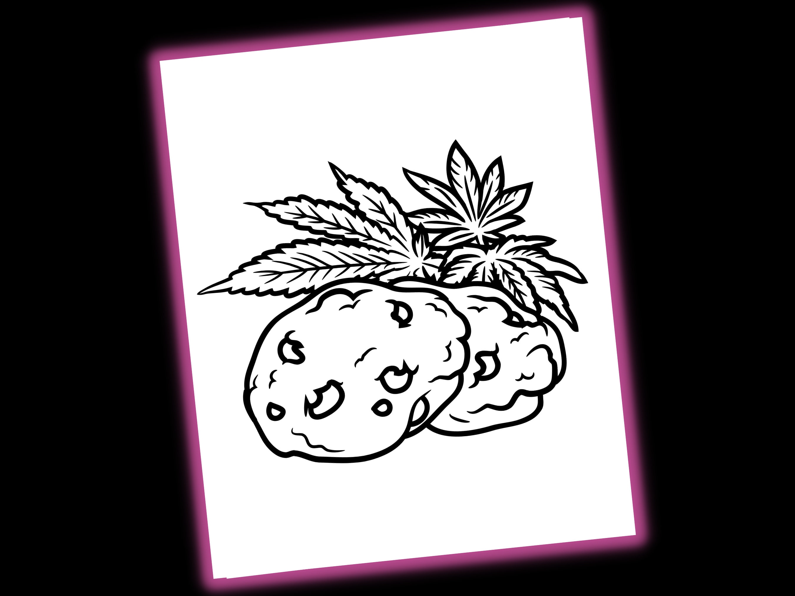 10 Stoner Coloring Pages Weed Coloring Pages Art Therapeutic Coloring ...