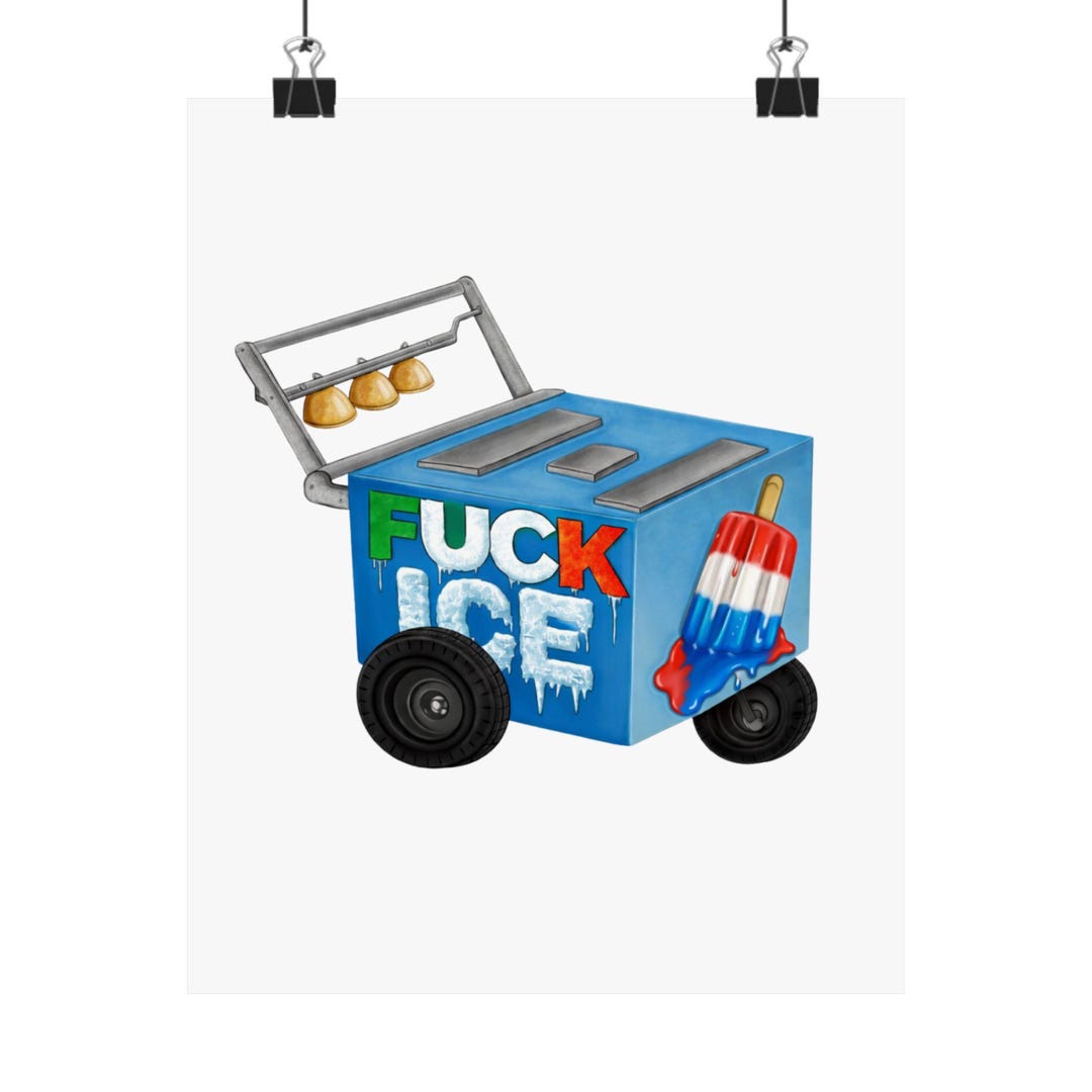 F*CK ICE Paletero Art Print Latino Art Chicano Immigration - Etsy