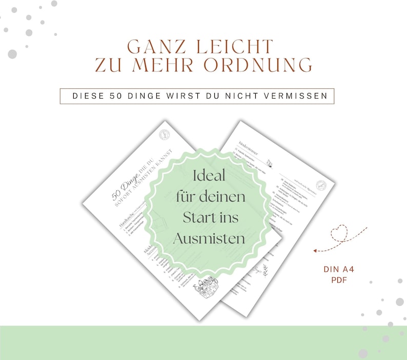 50 Things to CLEAN OUT Checklist for Clearing Out Instant DOWNLOAD for ...