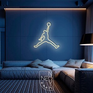 Jordan Neon Sign - LED Neon Sign, Interior Decor, Room Decor, Wall ...