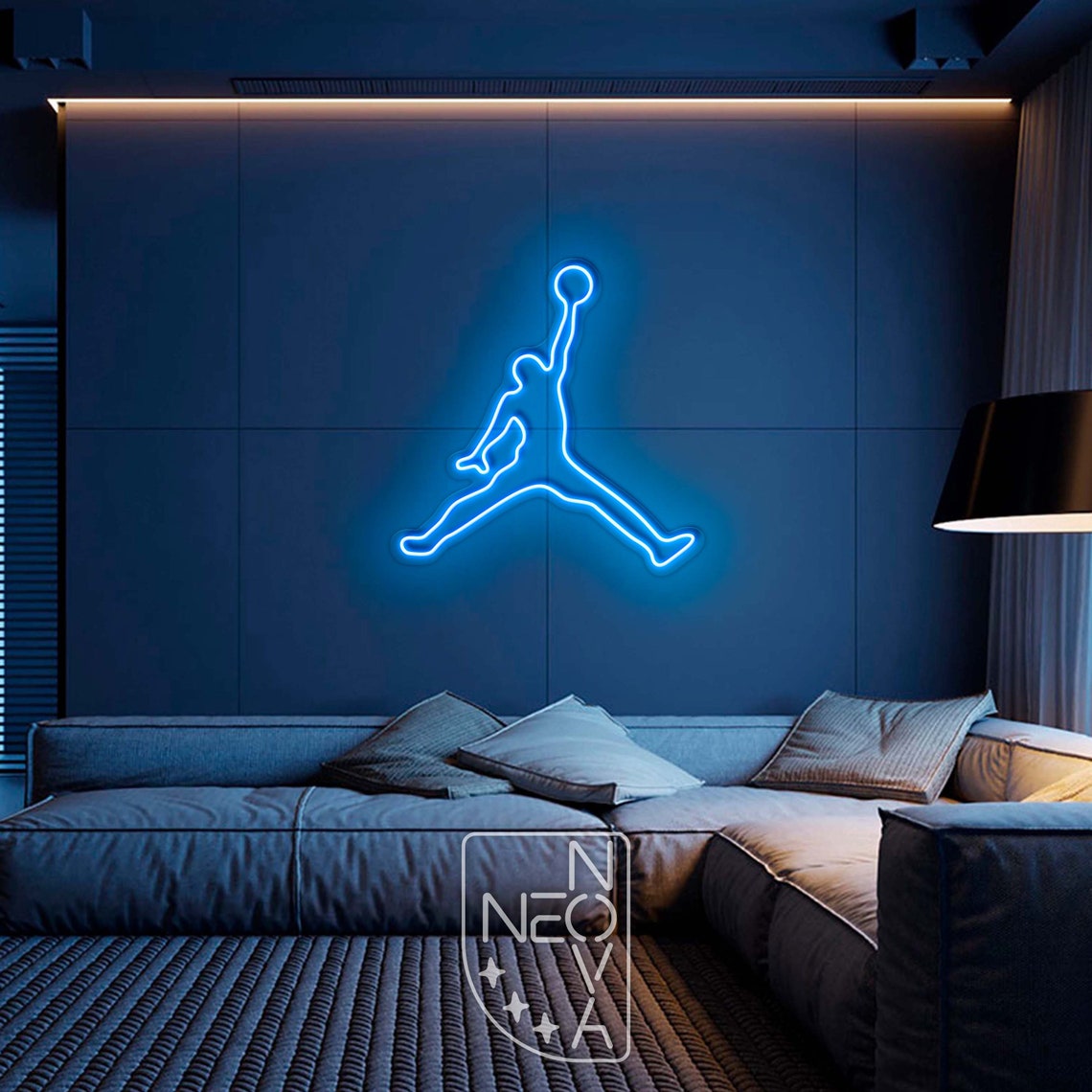 Jordan Neon Sign - LED Neon Sign, Interior Decor, Room Decor, Wall ...