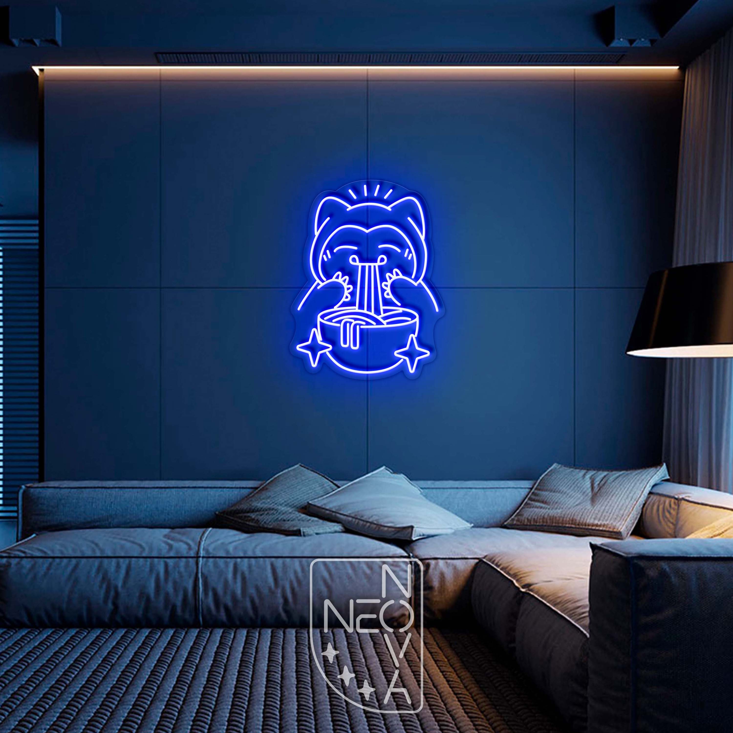 Snorlax Ramen Neon Sign Pokemon Neon Sign, Anime Neon Sign, Noodles ...
