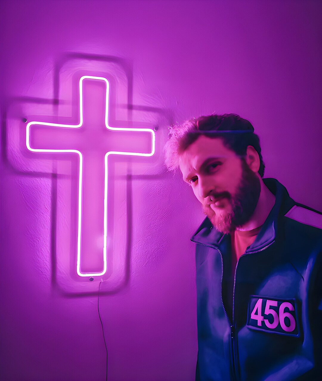 Cross Neon Sign, Holy Cross Neon Light, Christian Cross Symbol, Cross ...