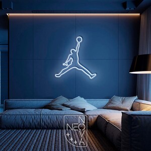 Jordan Neon Sign - LED Neon Sign, Interior Decor, Room Decor, Wall ...