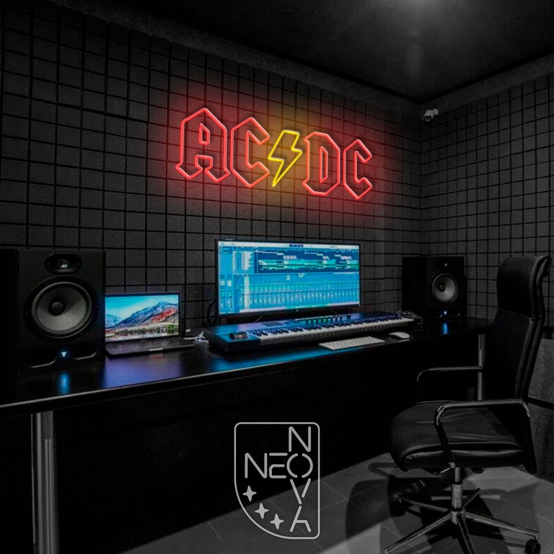 Rock Band Neon Sign Art Decor, Neon Sign Bedroom, Custom Neon Sign Wall ...