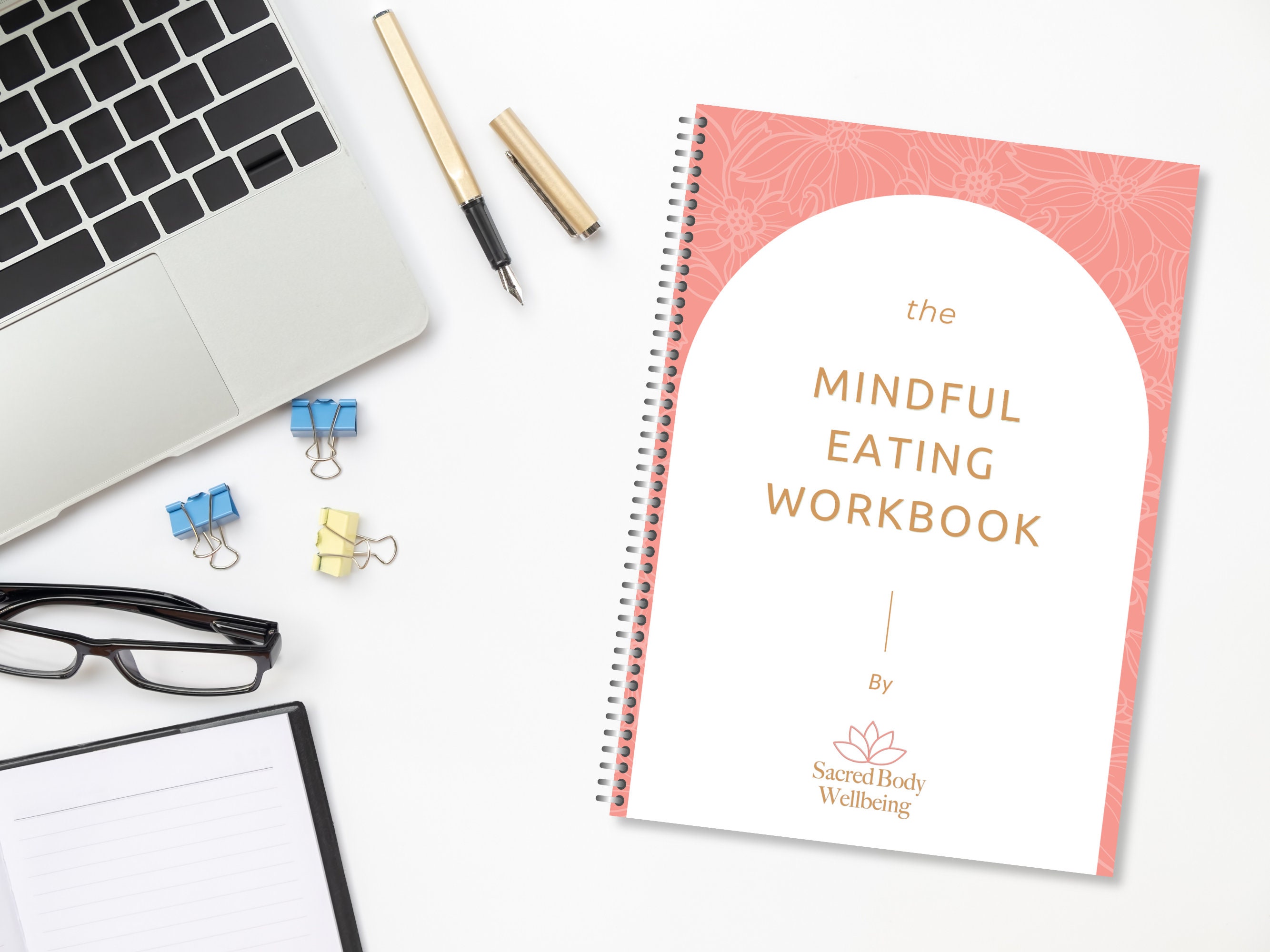 Mindful Eating Workbook Health Journal Food Log Instant Download Food ...