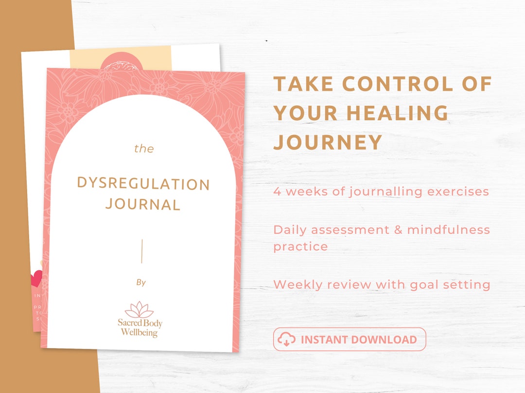 Dysregulation Tracker Ptsd Journal Trauma Regulation Workbook Instant ...