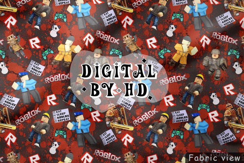 Digital Roblox Seamless Pattern, Instant Download, Repeating File - Etsy