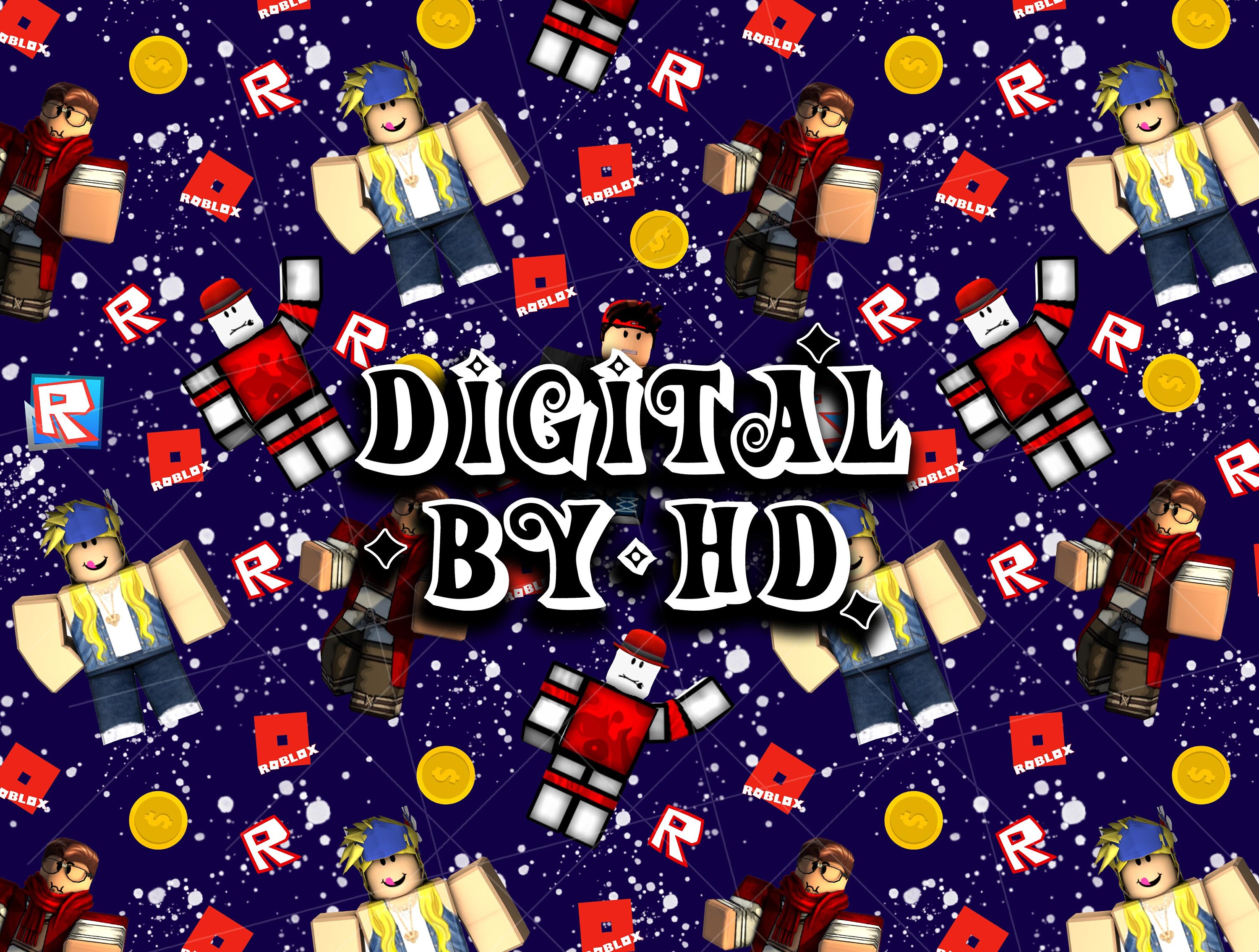 Digital Roblox Seamless Pattern, Instant Download, Repeating File. - Etsy