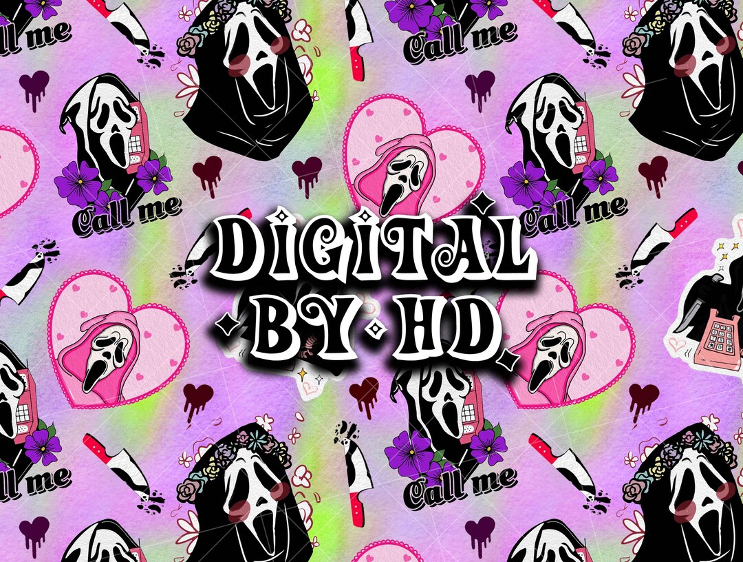 Horror Scream Seamless Pattern, Instant Download, Repeating File. - Etsy