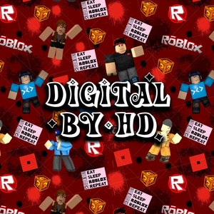 Digital Roblox Seamless Pattern, Instant Download, Repeating File. - Etsy
