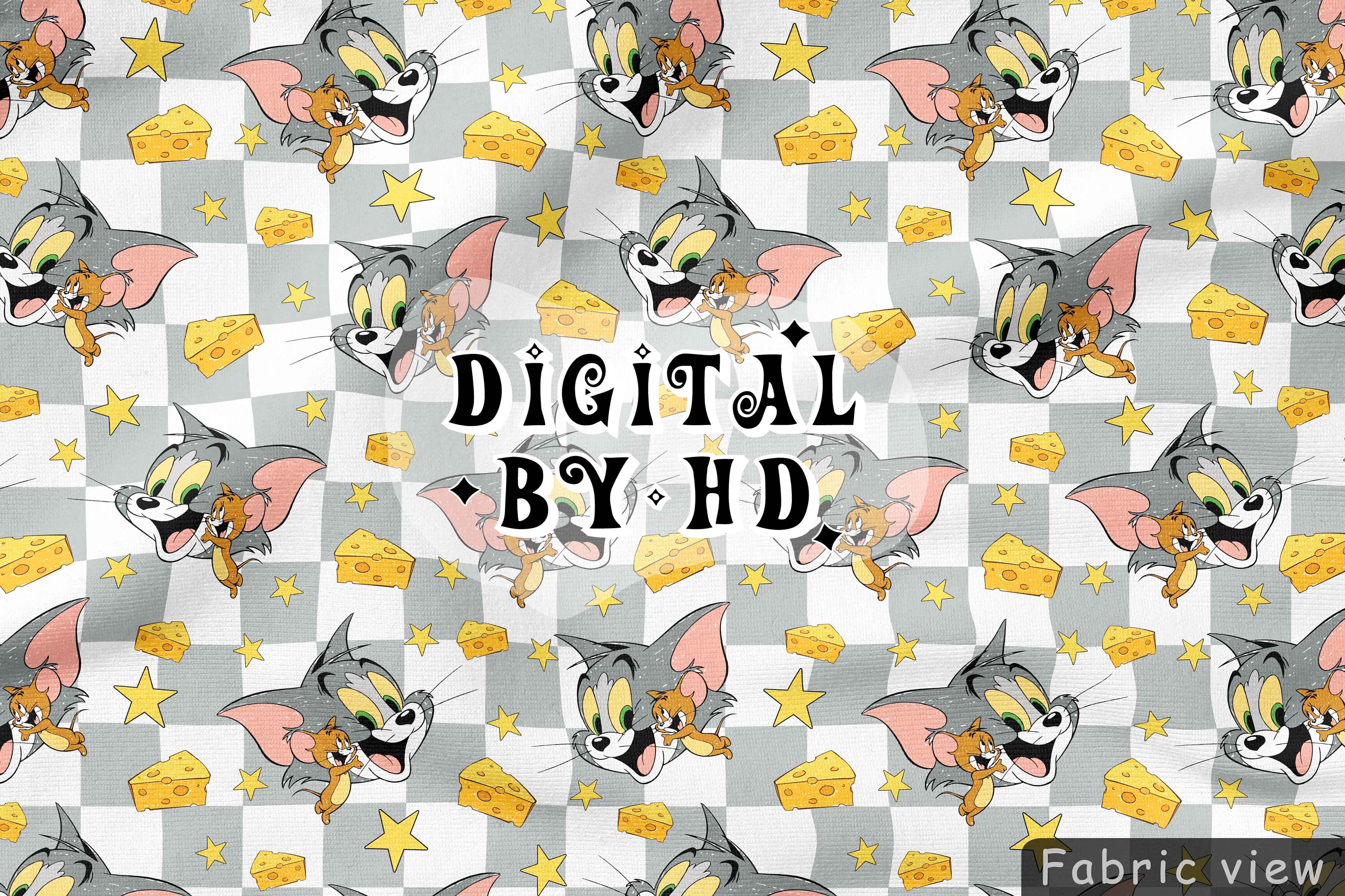 Tom Jerry Cartoon Seamless Pattern, Instant Download, Repeating File - Etsy
