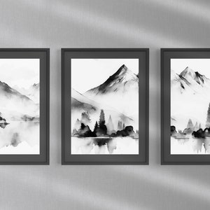 Psychology Therapy Office Landscape Decor Digital Wall Art Prints ...