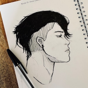 A5 Sketchbook Challenge - Drawing Prompts for a Year - for Teens ...