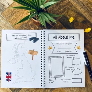 Kids Camping Journal / Diary and Activity Book for Remembering - Etsy