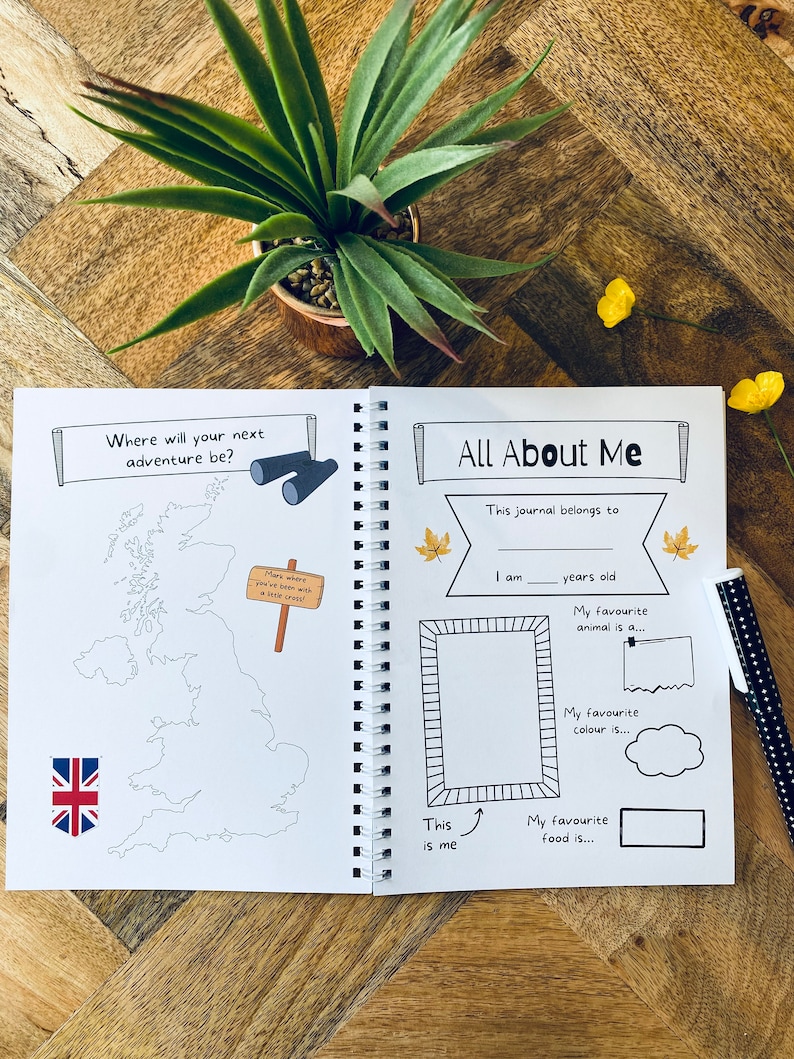 Kids Camping Journal / Diary and Activity Book for Remembering - Etsy