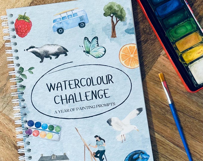 A5 Watercolour Challenge - Painting Prompts for a Year - for Teens ...