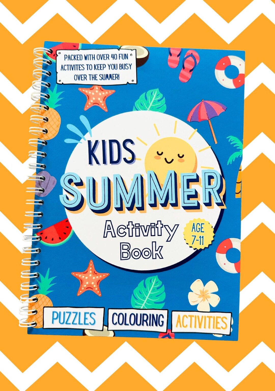 A5 Kids Summer Activity Book - Activities Games Puzzles Colouring ...