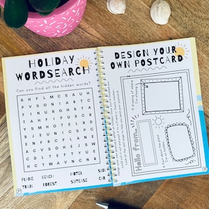 A5 Kids Holiday Travel Journal - Diary Book - Fill in With Prompts for ...