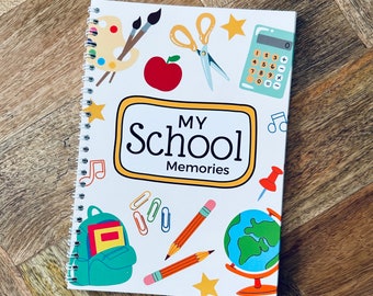 School Memory Year Record Book for Kids, Memories Journal Children's ...