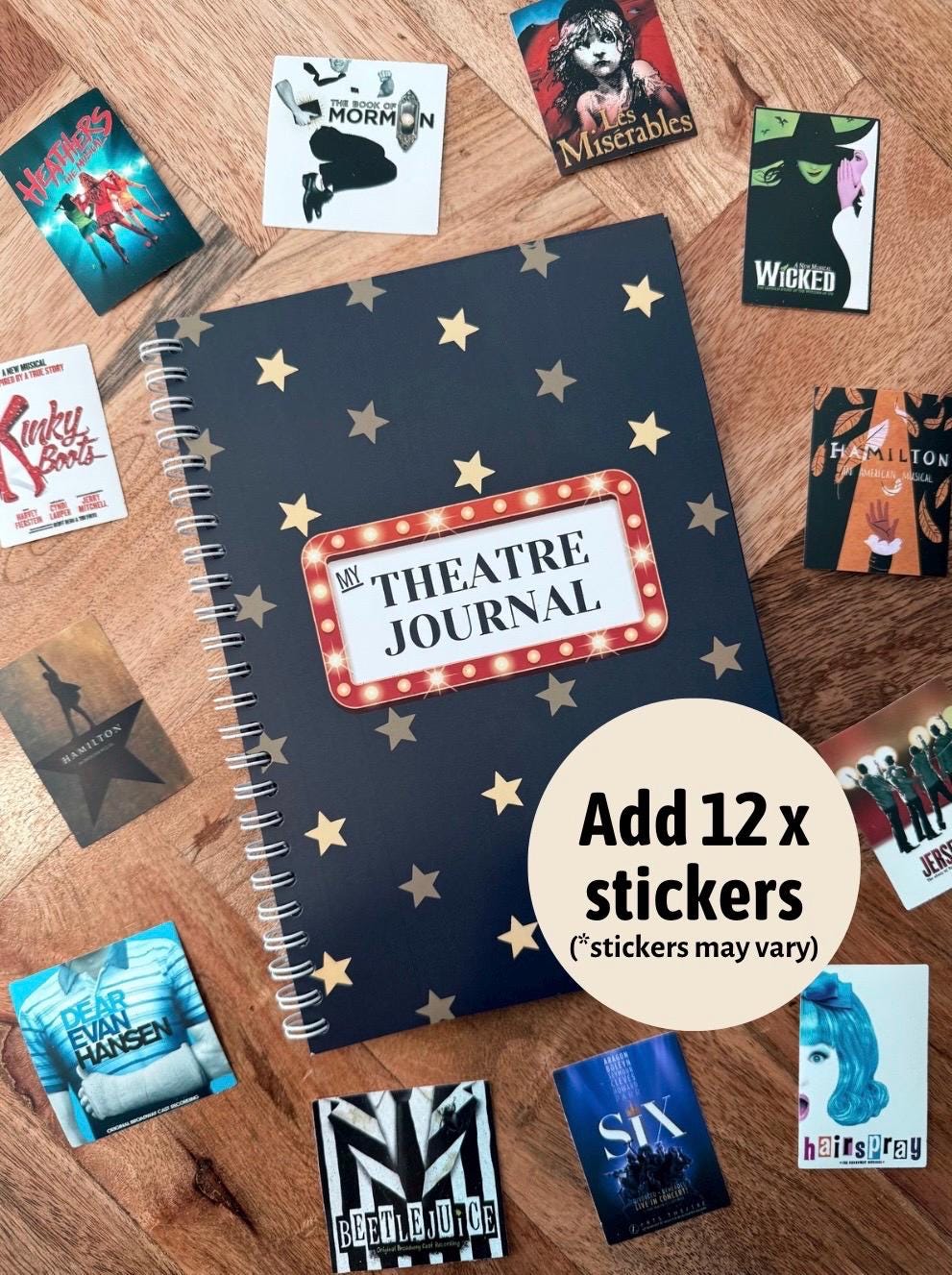 A5 Theatre Review Journal With Prompts - 25 Reviews - Gift for Musical ...
