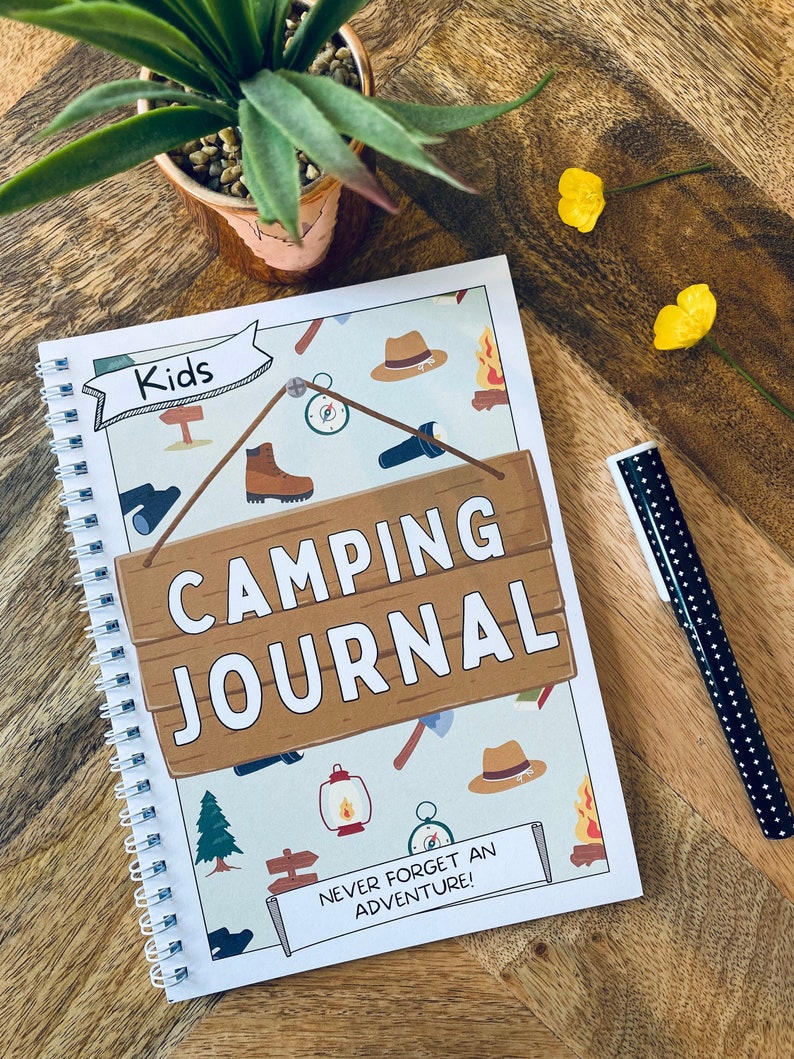 Kids Camping Journal / Diary and Activity Book for Remembering - Etsy