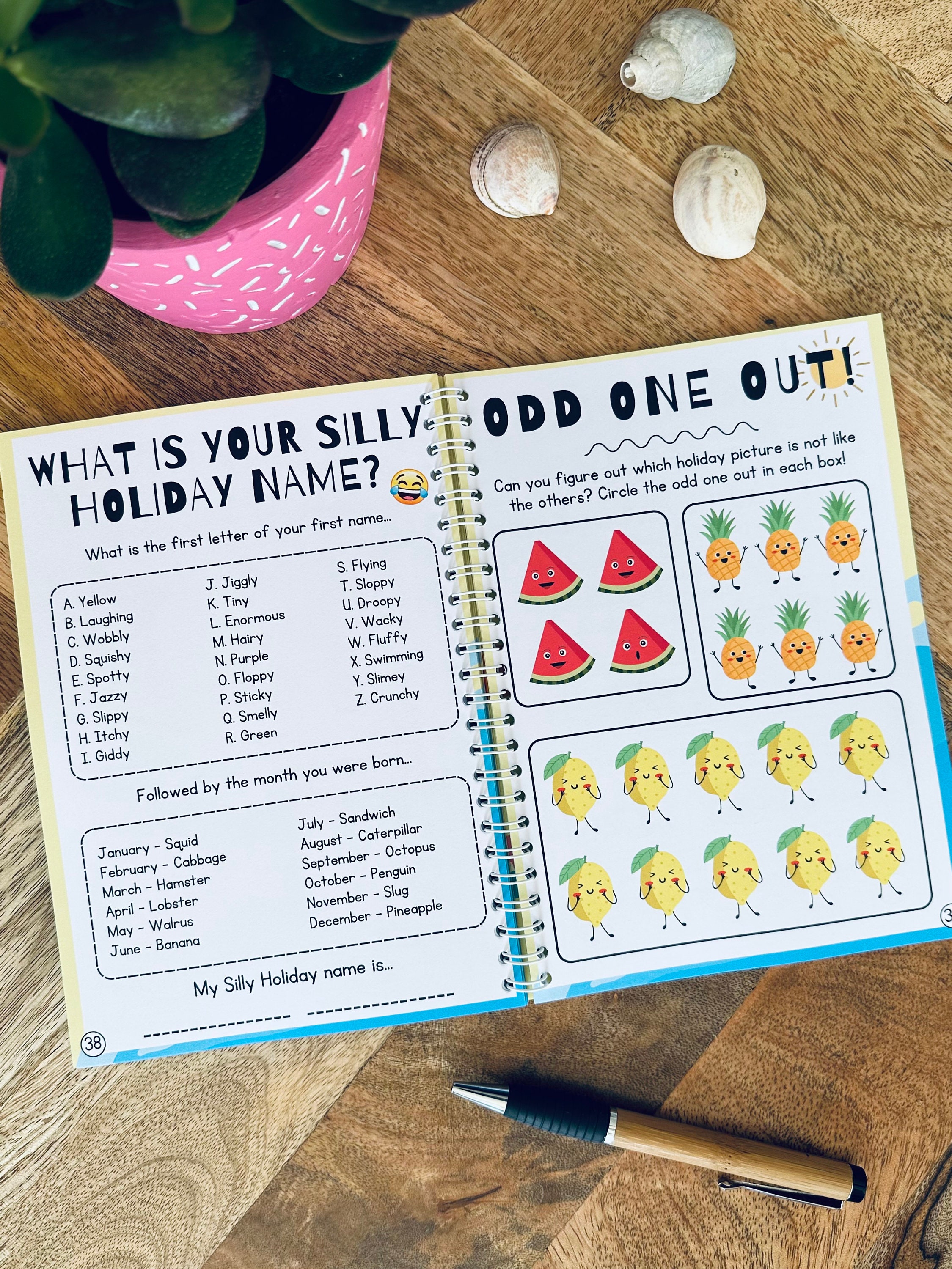 A5 Kids Holiday Travel Journal - Diary Book - Fill in With Prompts for ...