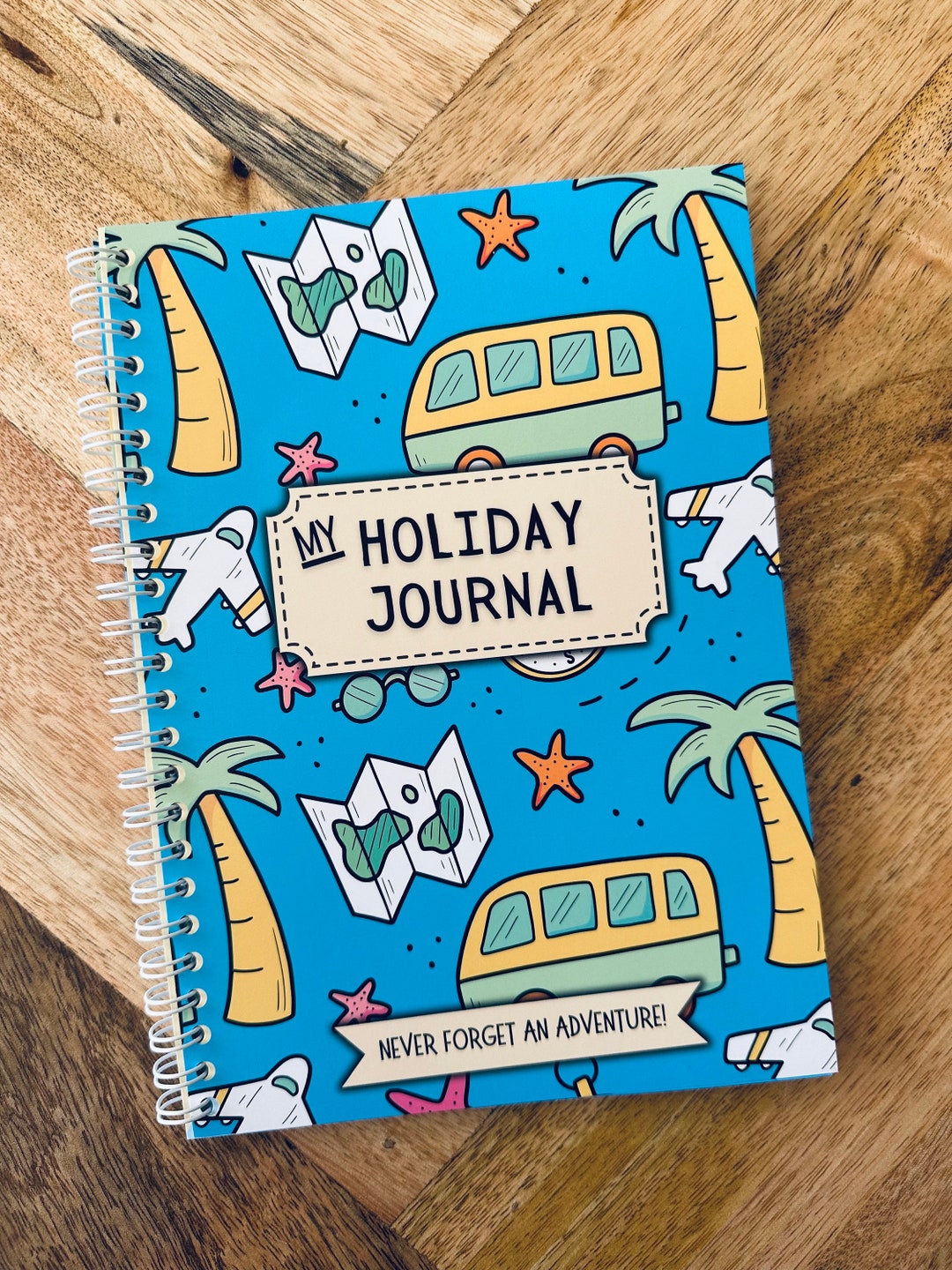 A5 Kids Holiday Travel Journal - Diary Book - Fill in With Prompts for ...