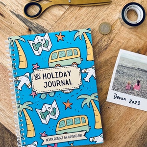 A5 Kids Holiday Travel Journal - Diary Book - Fill in With Prompts for ...