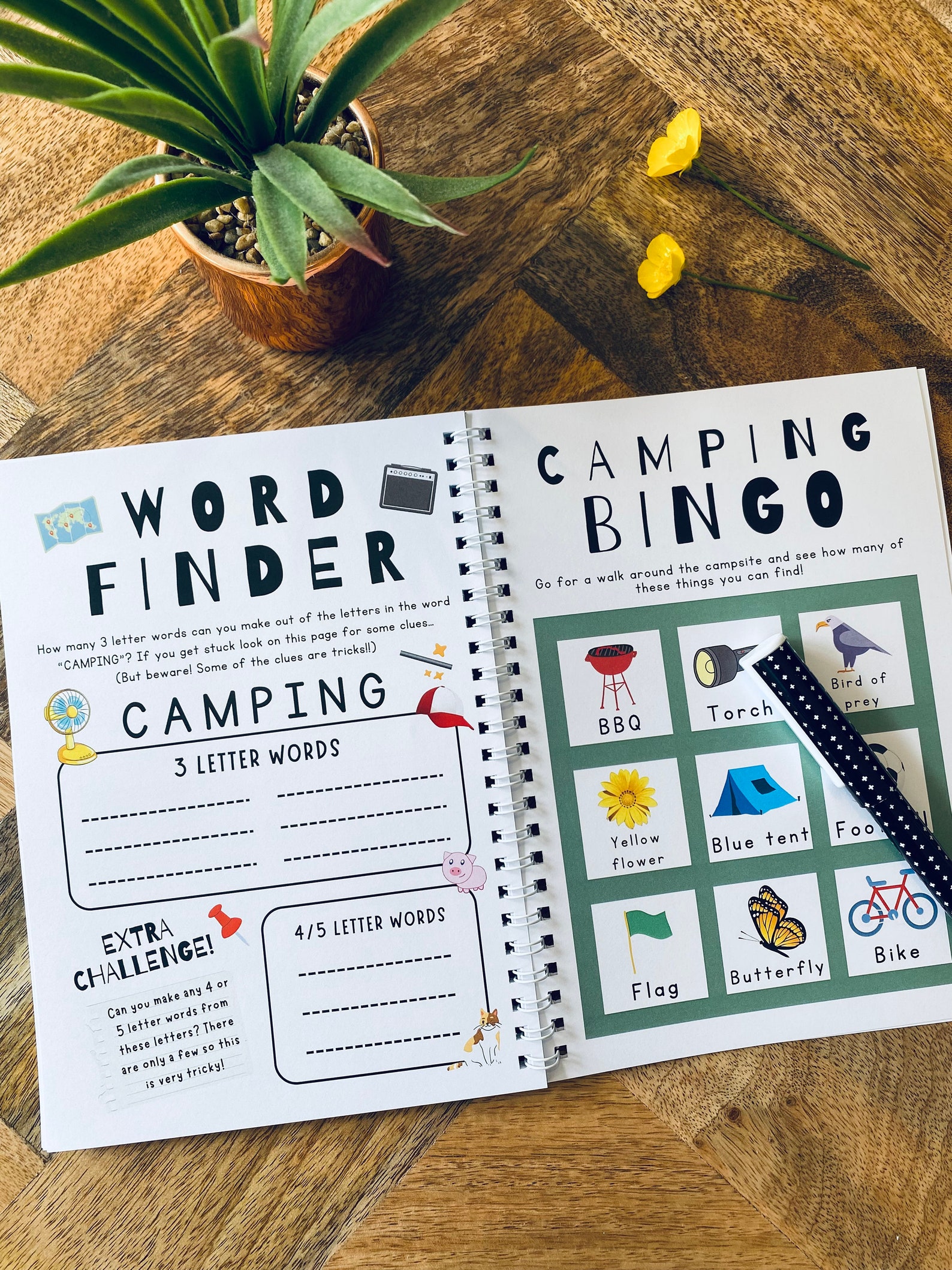 Kids Camping Journal / Diary and Activity Book for Remembering - Etsy