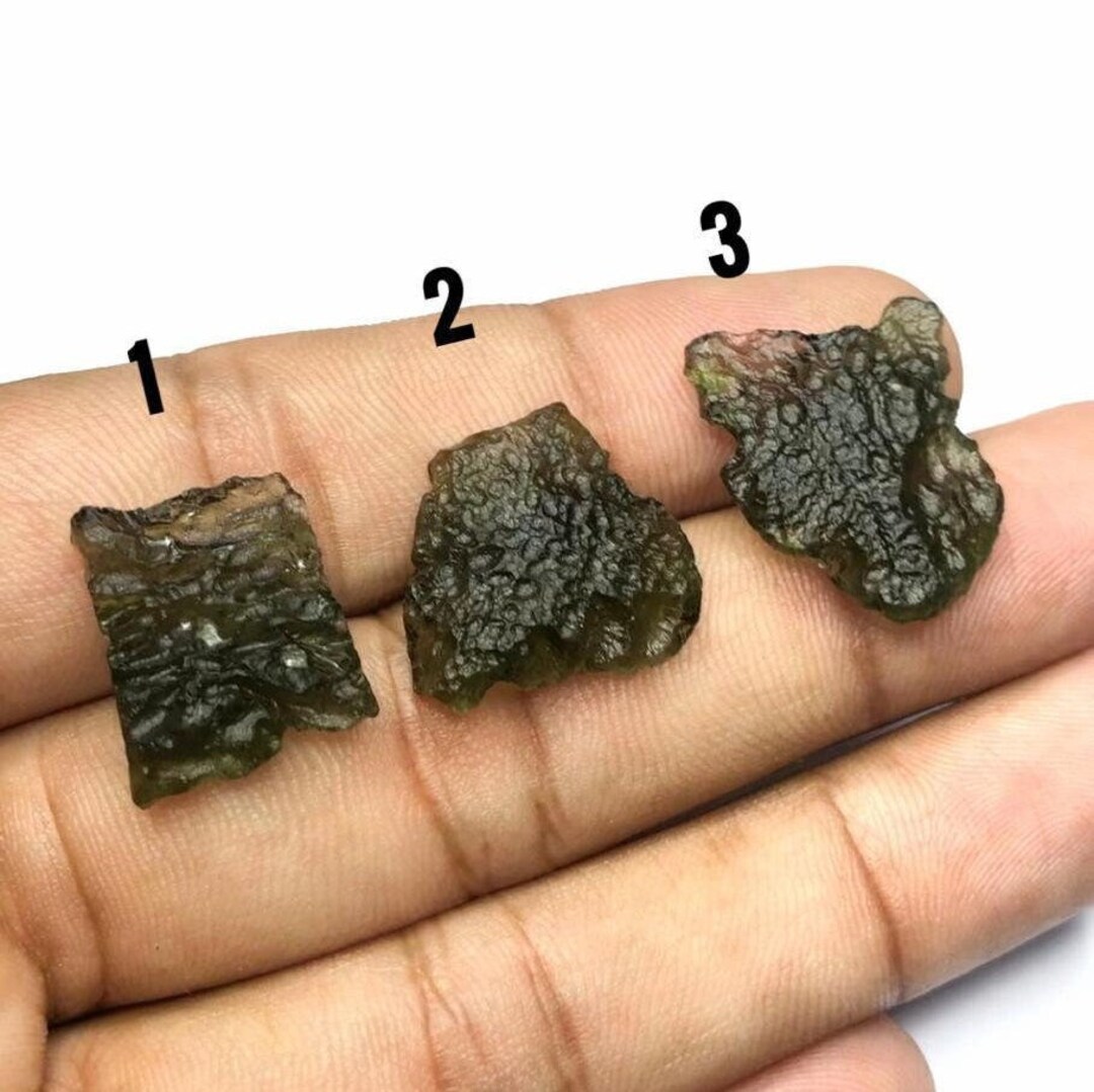 Moldavite Crystal Raw, Czech Republic Moldavite, Genuine Moldavite ...