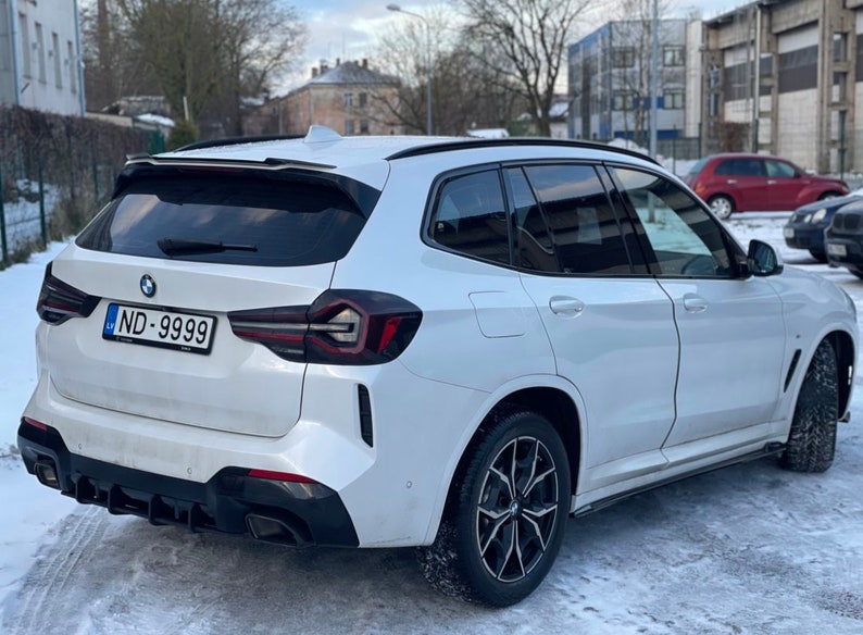 For BMW X3 M Sport G01 LCI Rear Bumper Diffuser With Fins Upgrade Performance 2022 2024 - Etsy