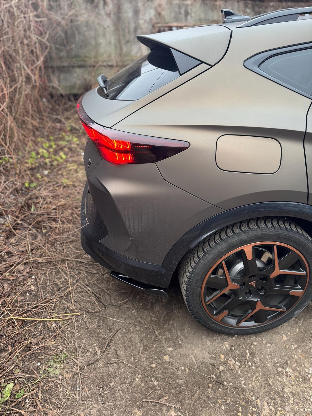 For Cupra Formentor Facelift 2024 2028 Rear Bumper Flaps Winglet Black ...