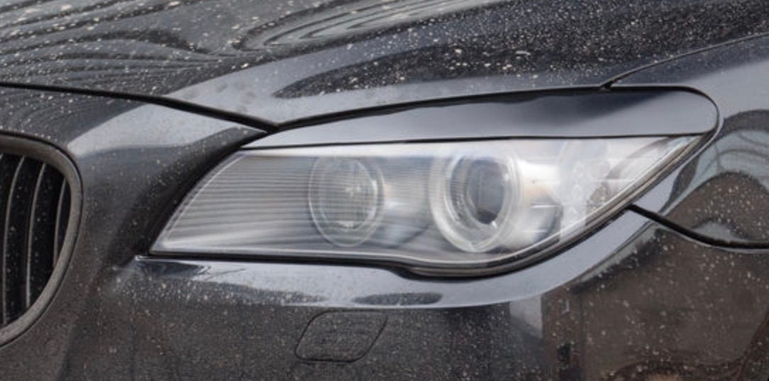 For BMW 7 Series G01 G02 Headlight Cover Mask Eyebrow Performance Angry ...
