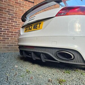For Audi TT RS 8J 2009 2014 Rear Bumper Diffuser Addon GTR - Etsy
