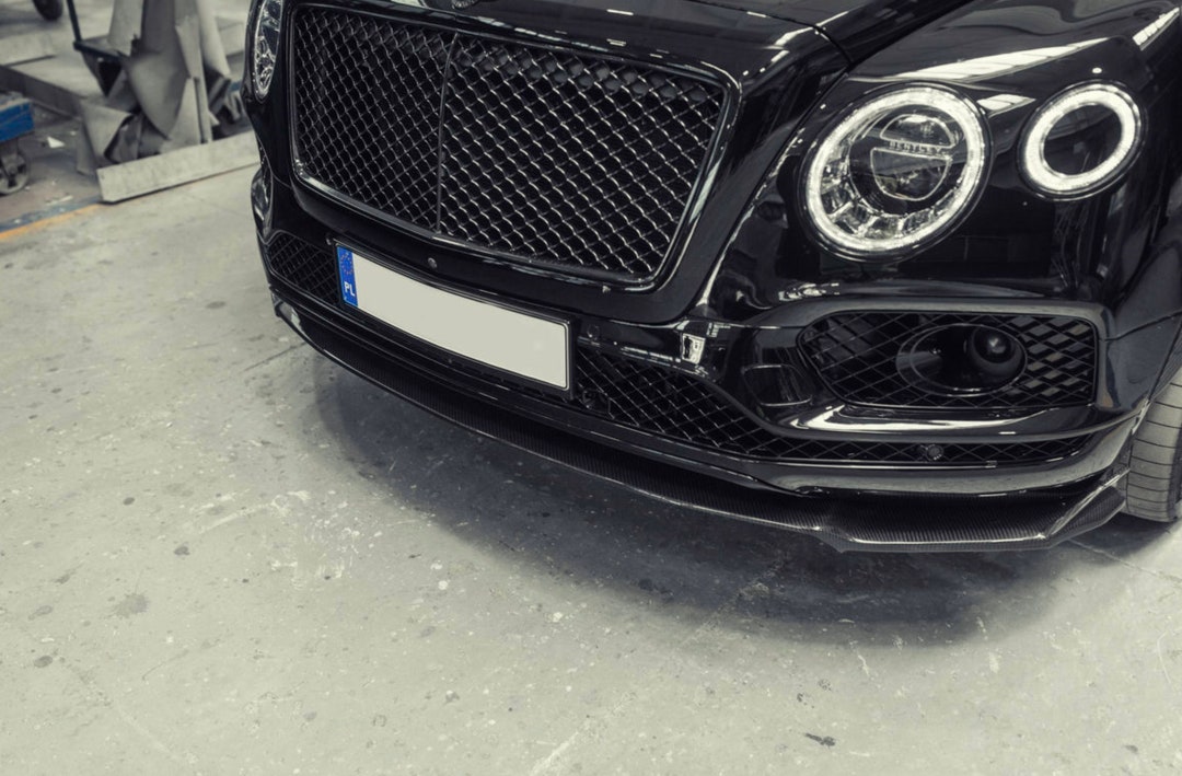 For Bentayga Luxury Design Front Bumper Lip Splitter Addon Widebody ...