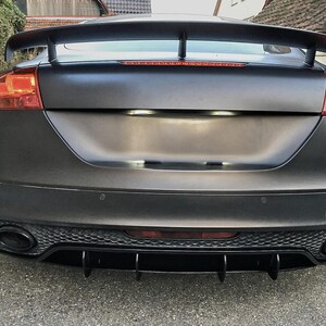 For Audi TT RS 8J 2009 2014 Rear Bumper Diffuser Addon GTR - Etsy
