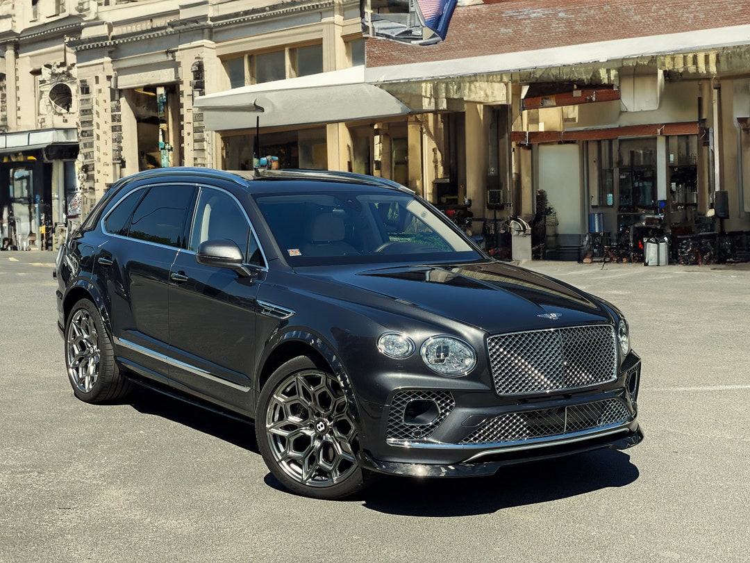 For Bentley Bentayga Facelift Lip Lower Splitter Spoiler Speed S Blades ...