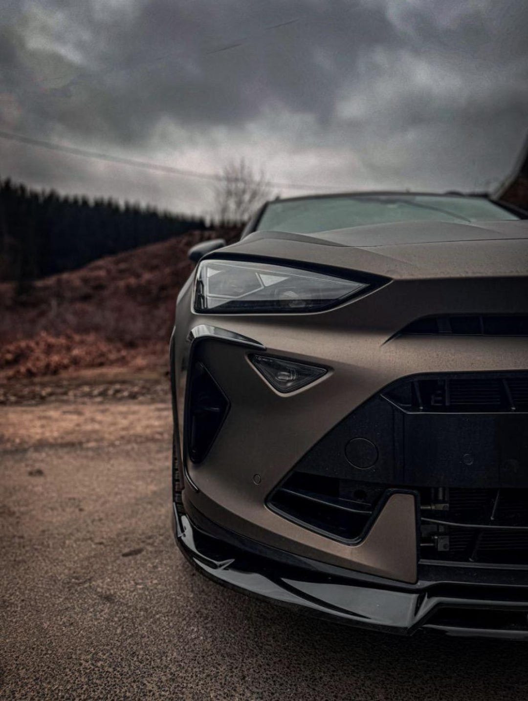 Gloss Black Vent Frames for Front Bumper Cupra Formentor Facelift 2024 ...