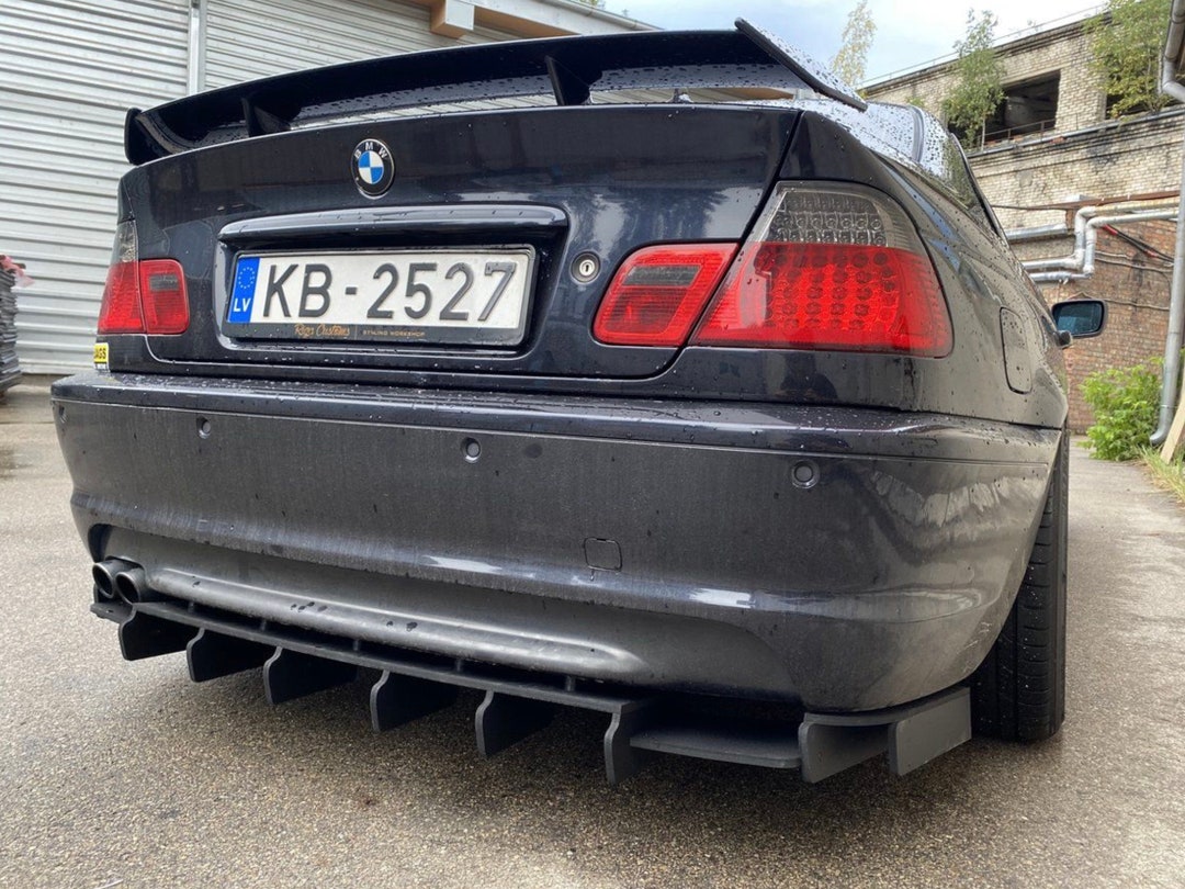 For BMW E46 M Sport MOTORSPORT GTR GT3 Diffuser Exclusive and - Etsy