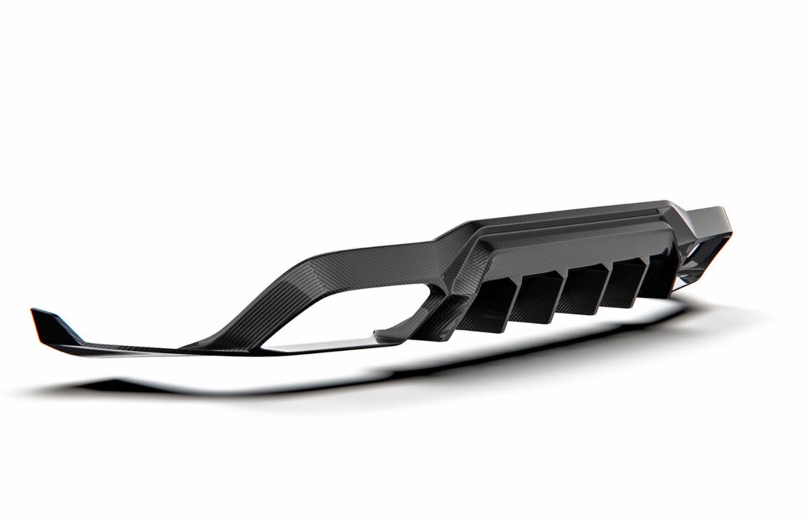 For Cupra Formentor Rear Bumper Agressive Diffuser Carbon Gloss Finish ...