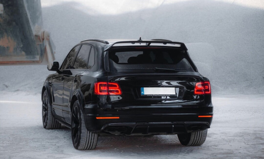 For Bentley Bentayga Luxury Design Rear Bumper Diffuser GT Tuning ...