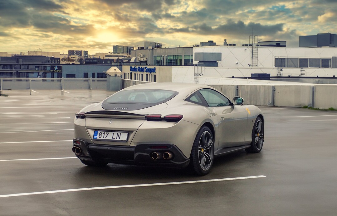 For Ferrari Roma Carbon Trunk Spoiler - Etsy