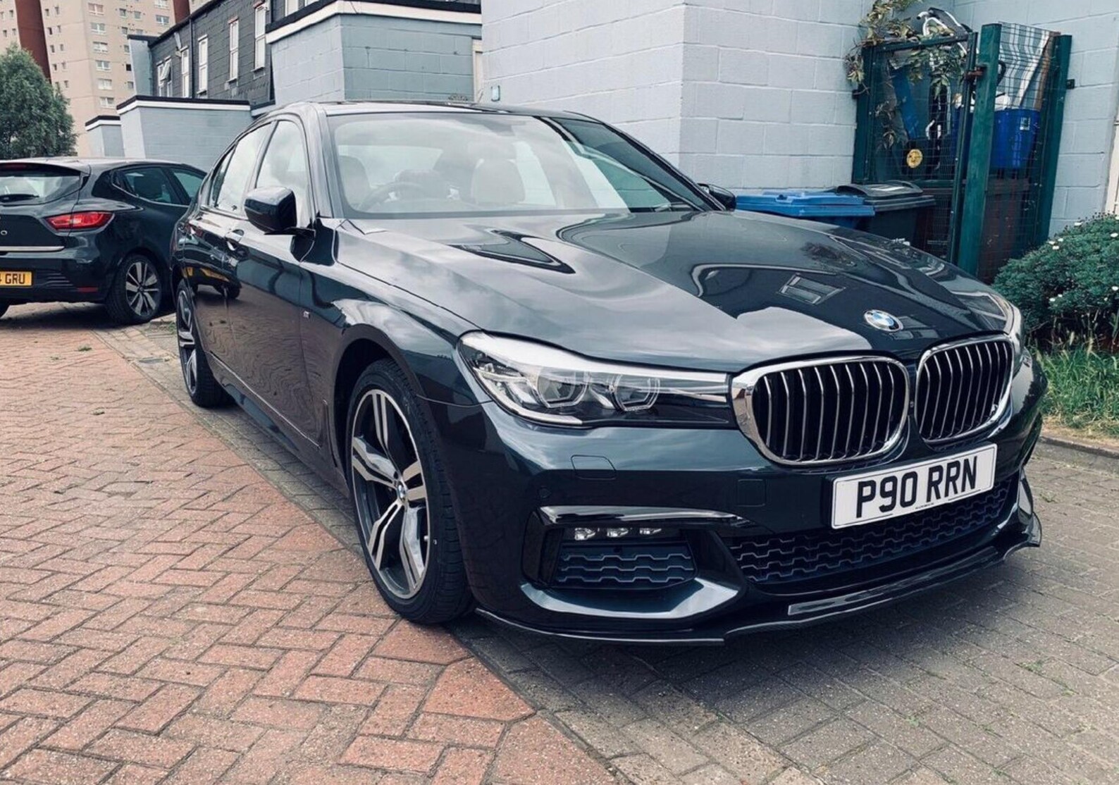 For 7 Series M Sport G11 Front Bumper Lower Spoiler Lip Splitter Addon ...