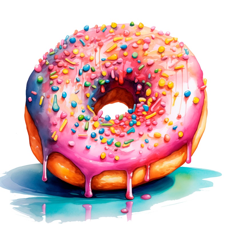 10 High Quality PNG Donut Clipart Dessert Clip Art Baking Donut Party ...