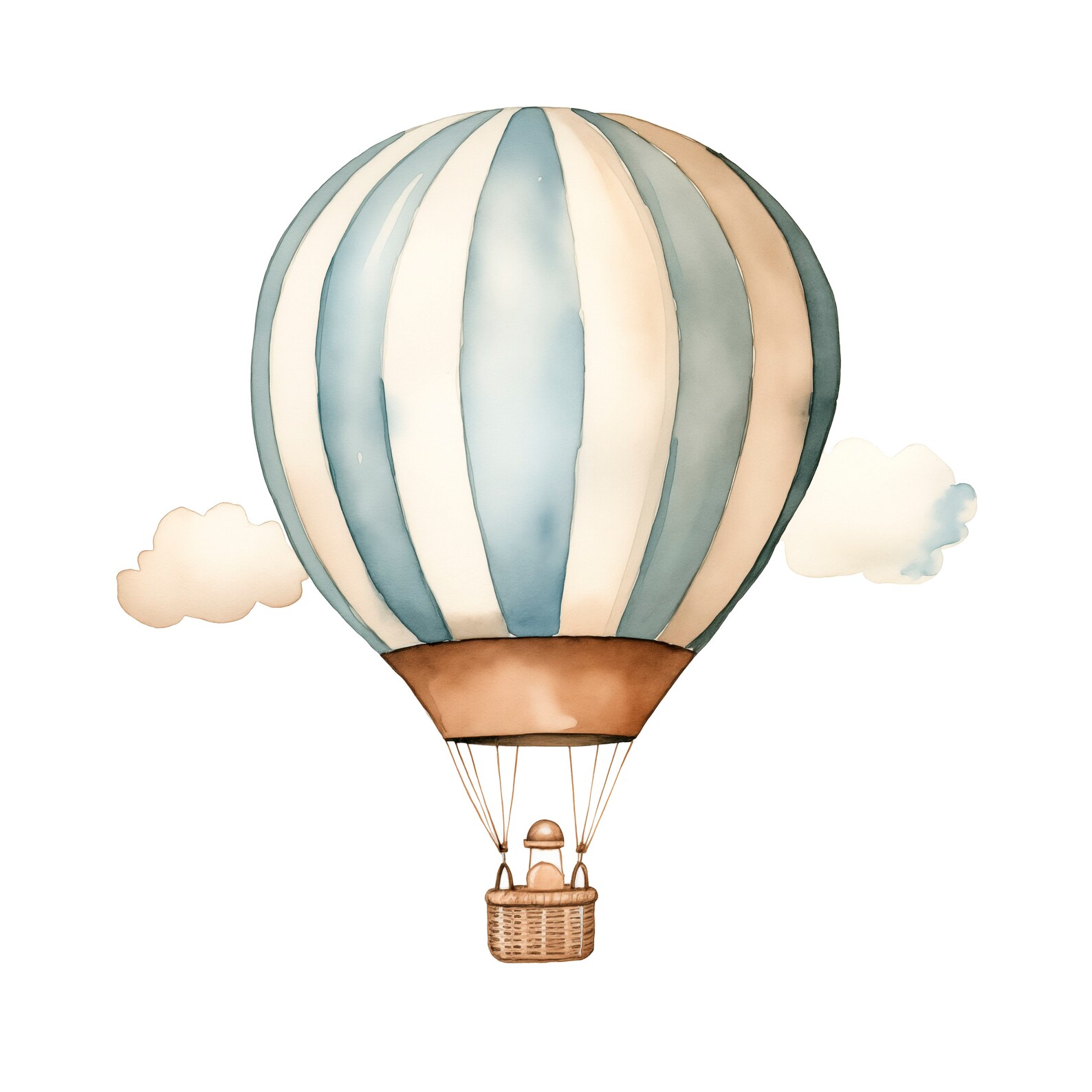 Air Transport Watercolor Clipart, Airplane Clip Art, Nursery Decor ...