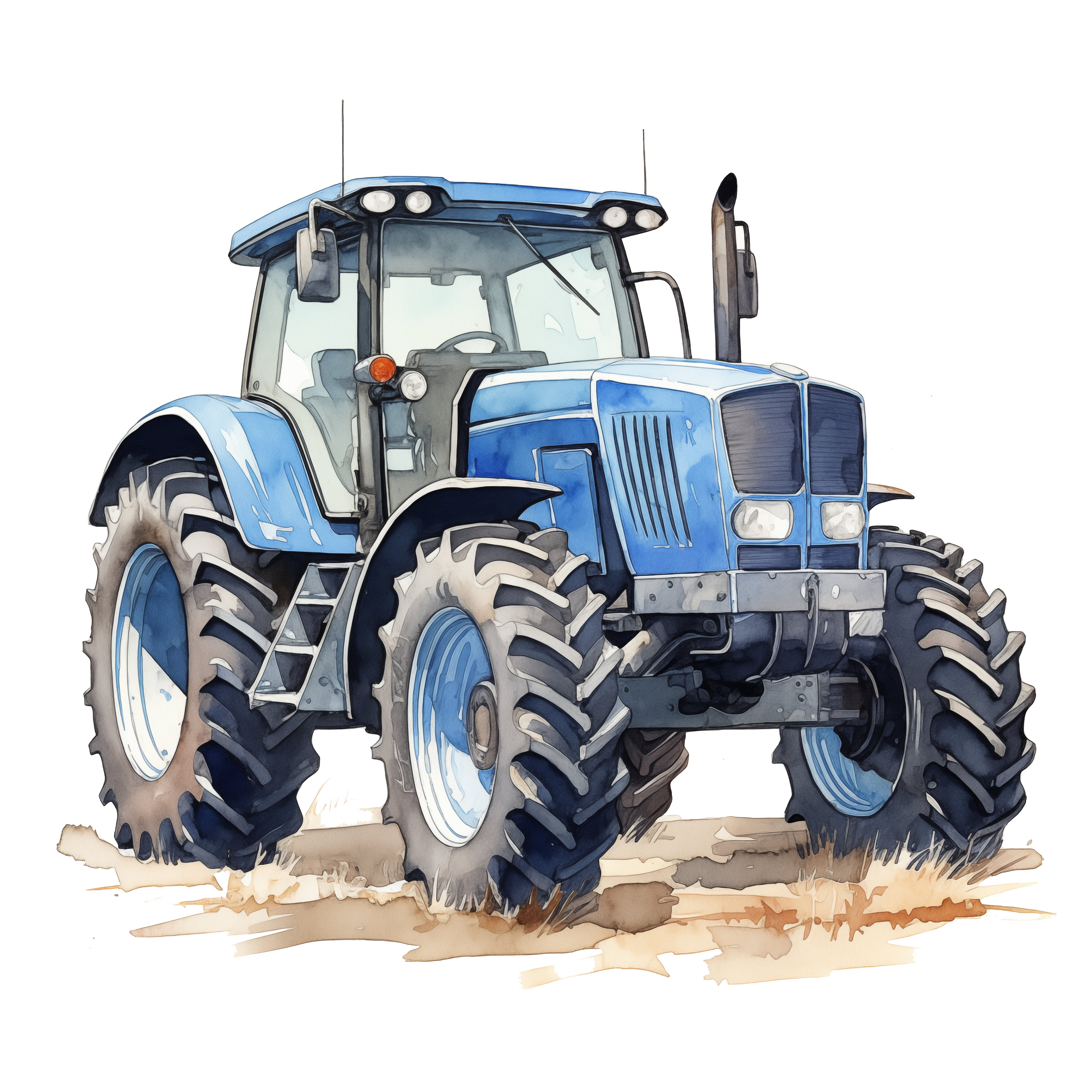 Blue Tractor Clipart | 10 High Quality Transparent PNG | Farm Tractor ...