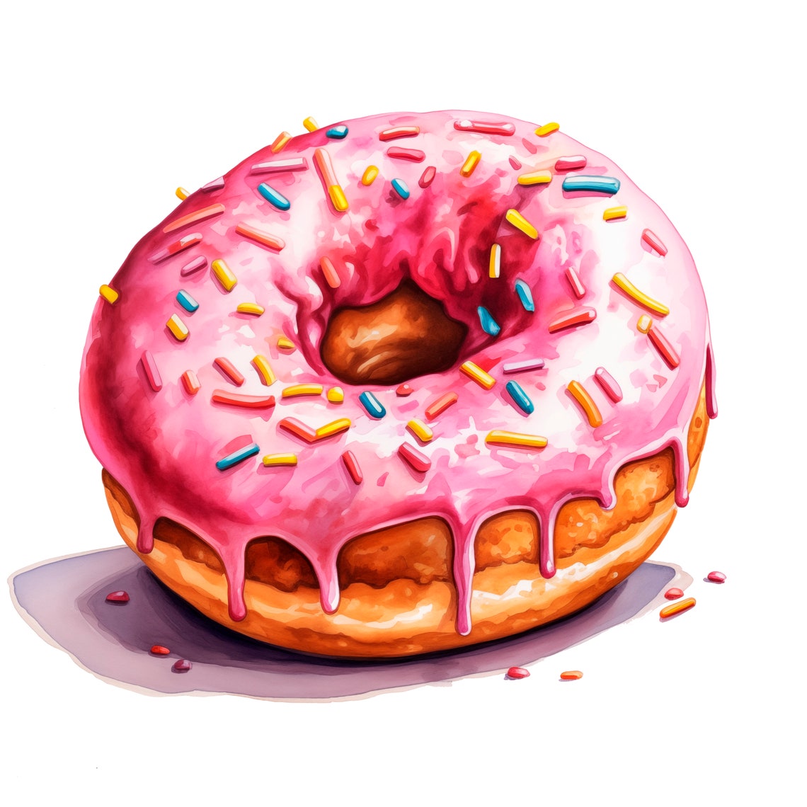 10 High Quality PNG Donut Clipart Dessert Clip Art Baking Donut Party ...