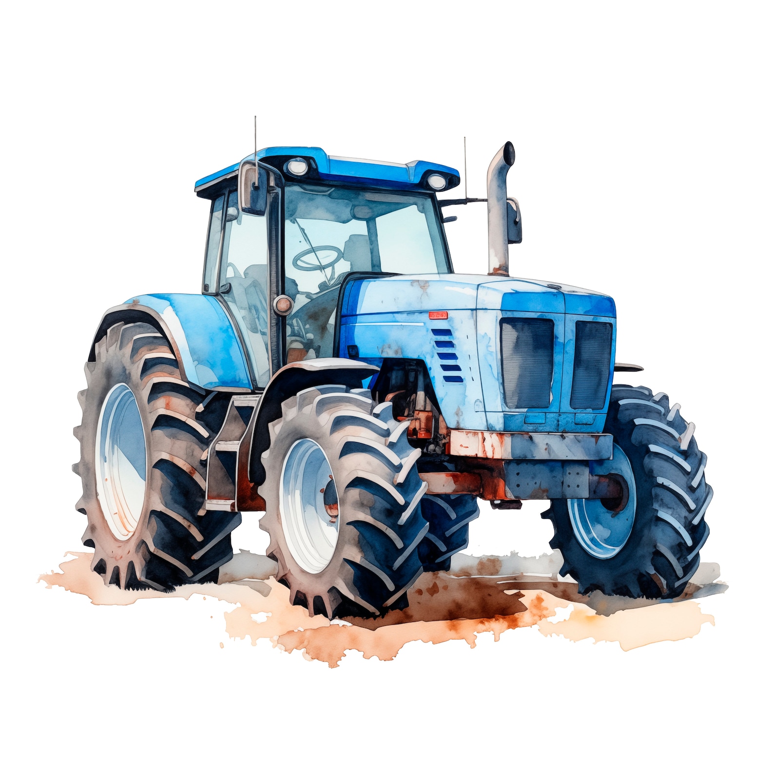 Blue Tractor Clipart | 10 High Quality Transparent PNG | Farm Tractor ...