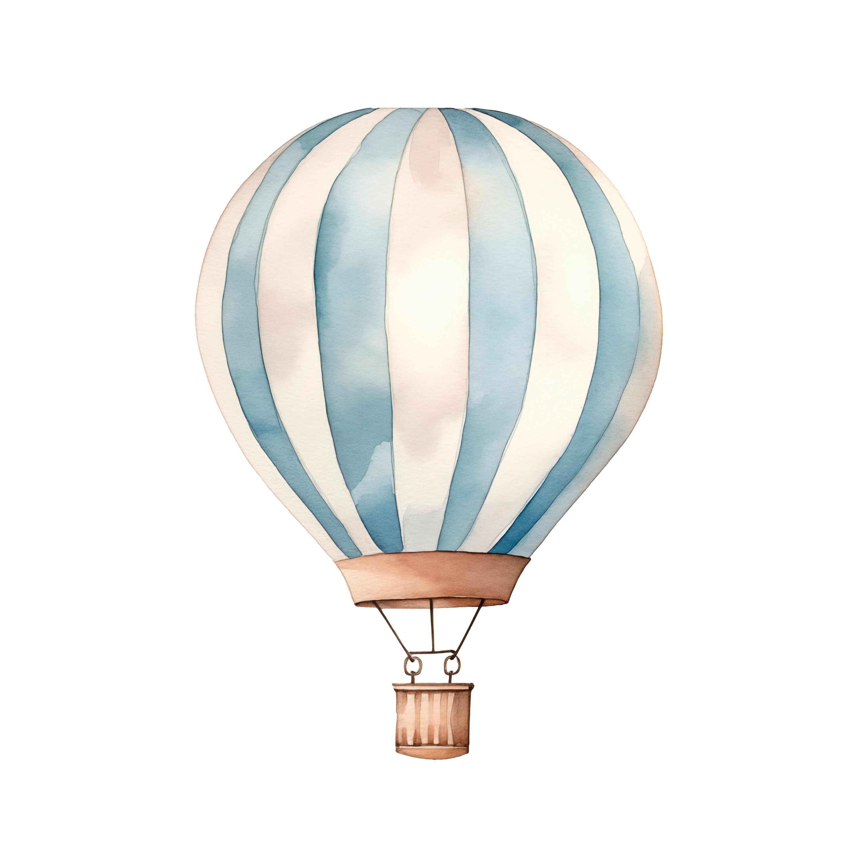 Air Transport Watercolor Clipart, Airplane Clip Art, Nursery Decor ...